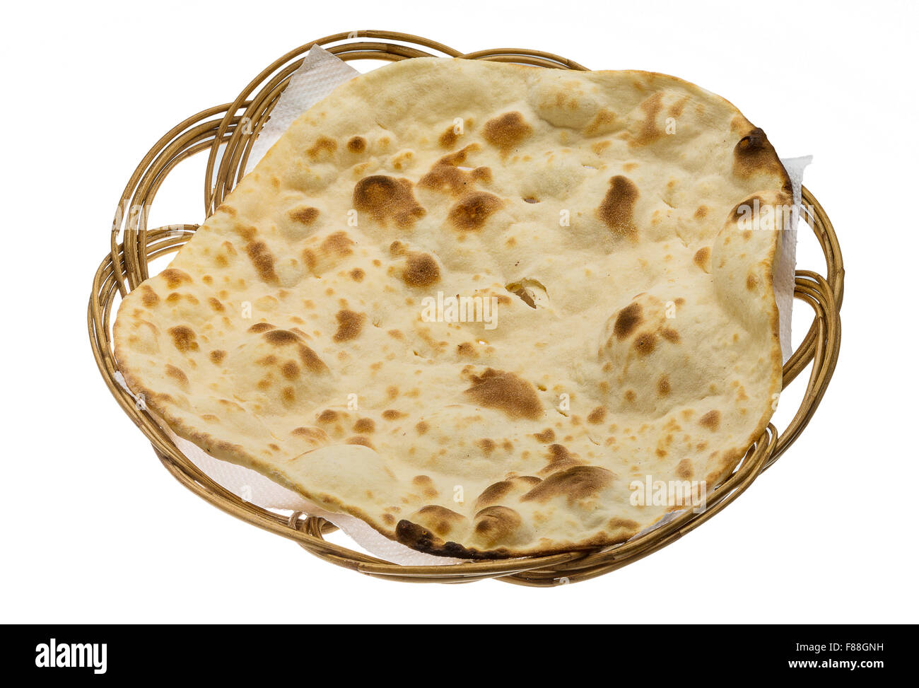 Plain Naan - Indian traditional cuisine Stock Photo - Alamy