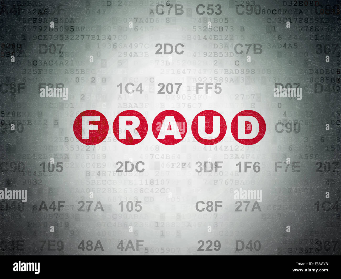 Security concept: Fraud on Digital Paper background Stock Photo - Alamy