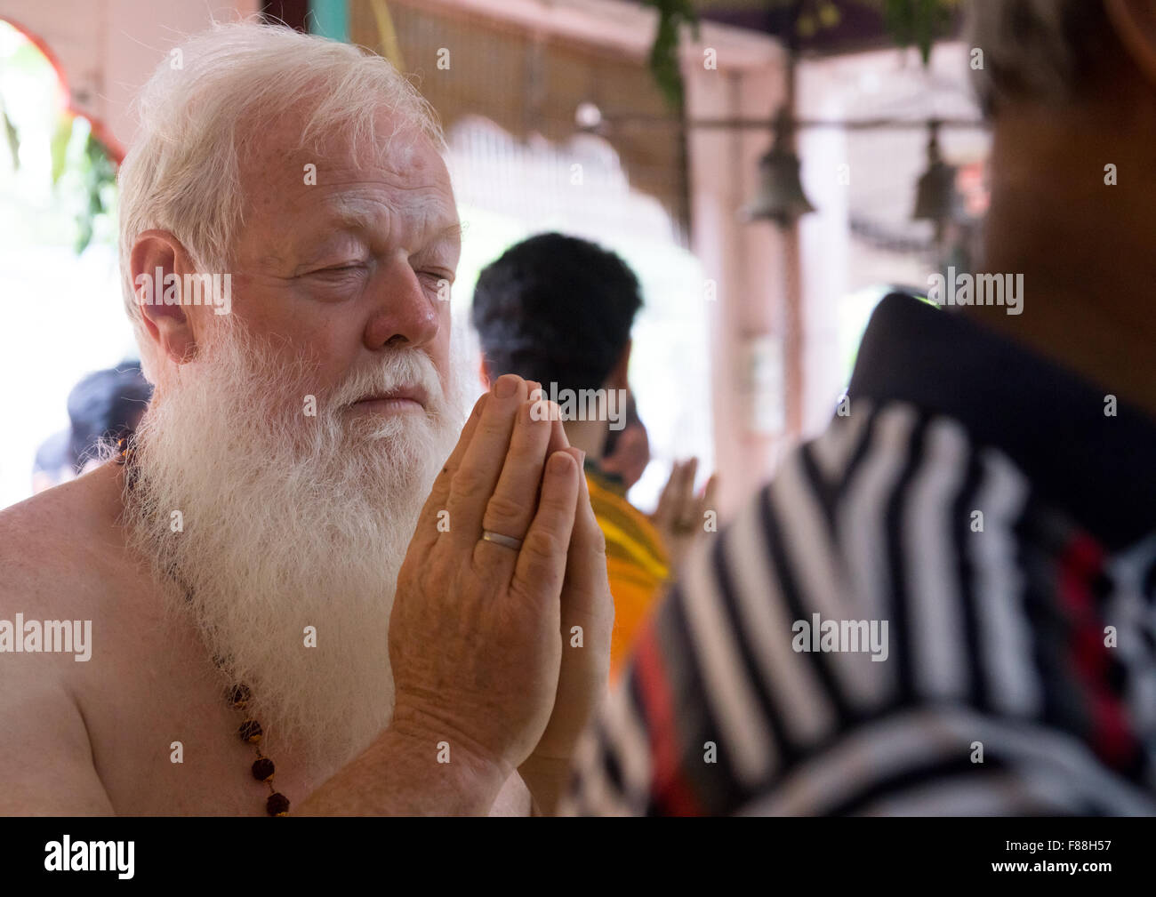 Carl, An Australian Hindu Devotee Praying In Annual Thaipusam Religious ...