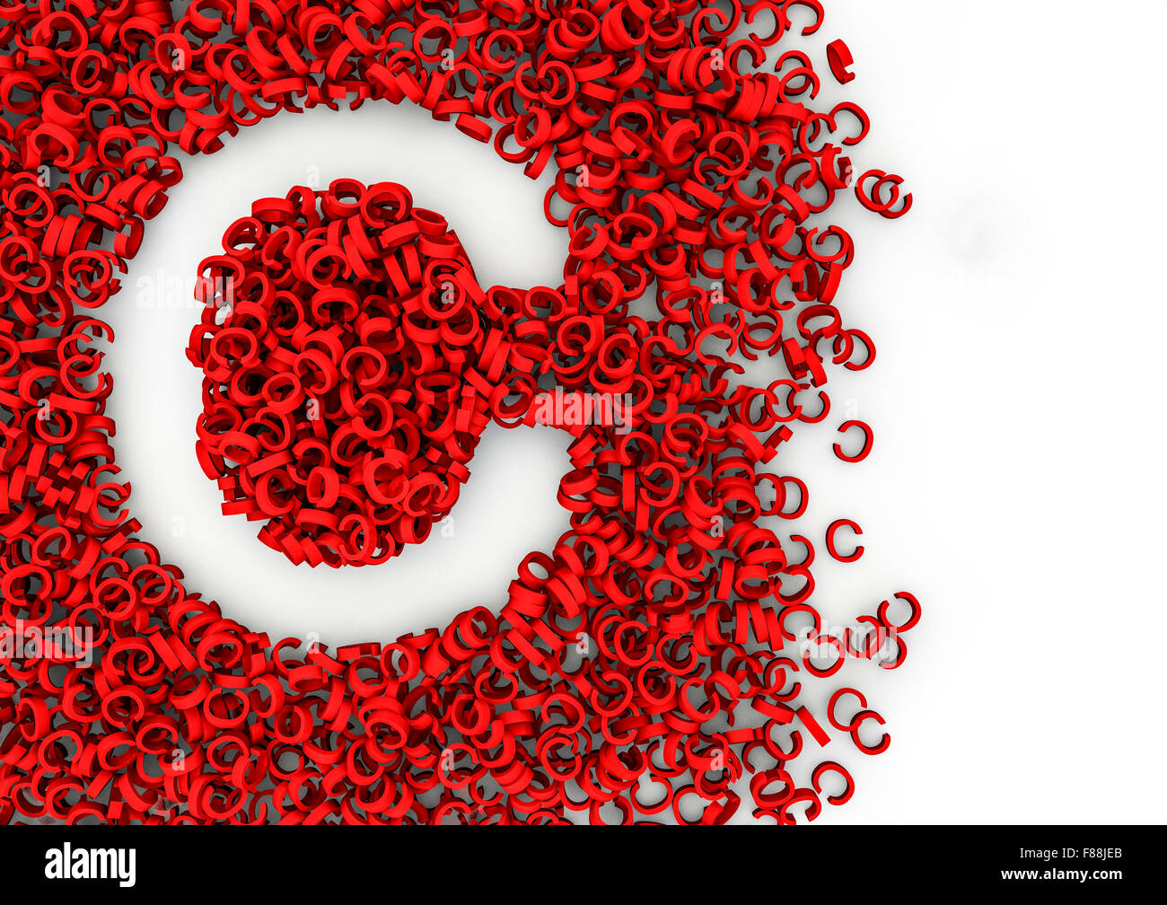 Void alphabet 3D / Letter shaped hole formed by thousands of smaller ...