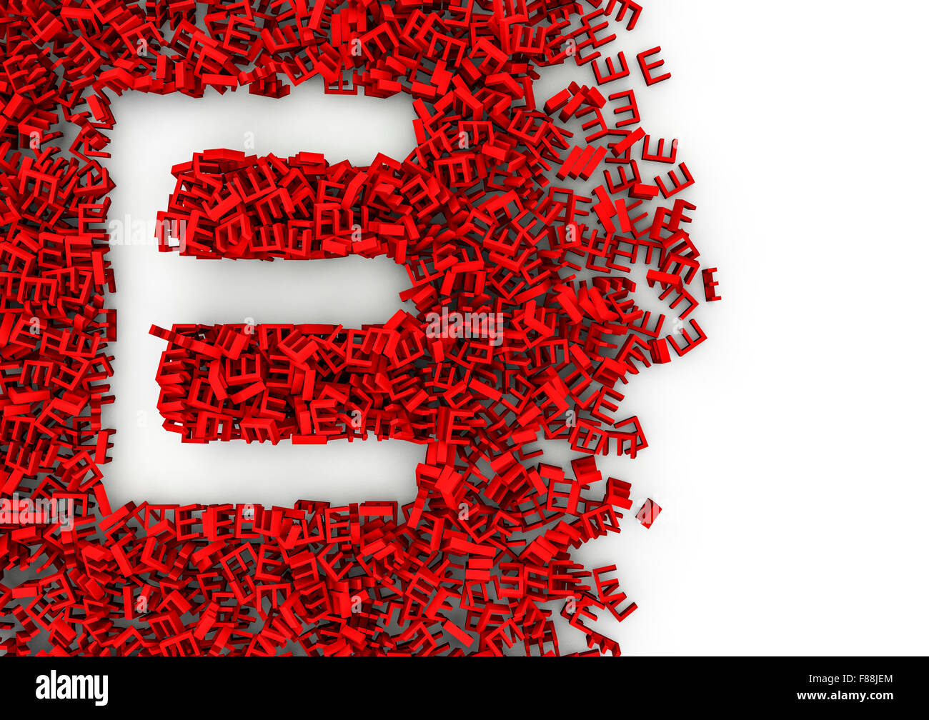 Letter e uppercase hi-res stock photography and images - Alamy