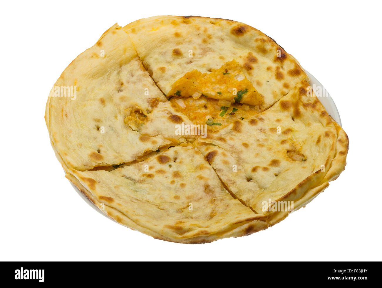 Alu Naan - traditional indian bread Stock Photo - Alamy
