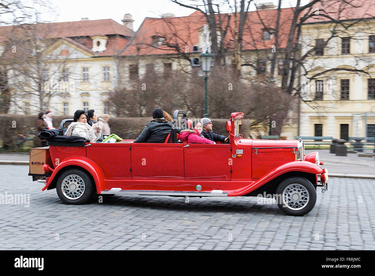 Old town taxi prague czech hi-res stock photography and images - Alamy