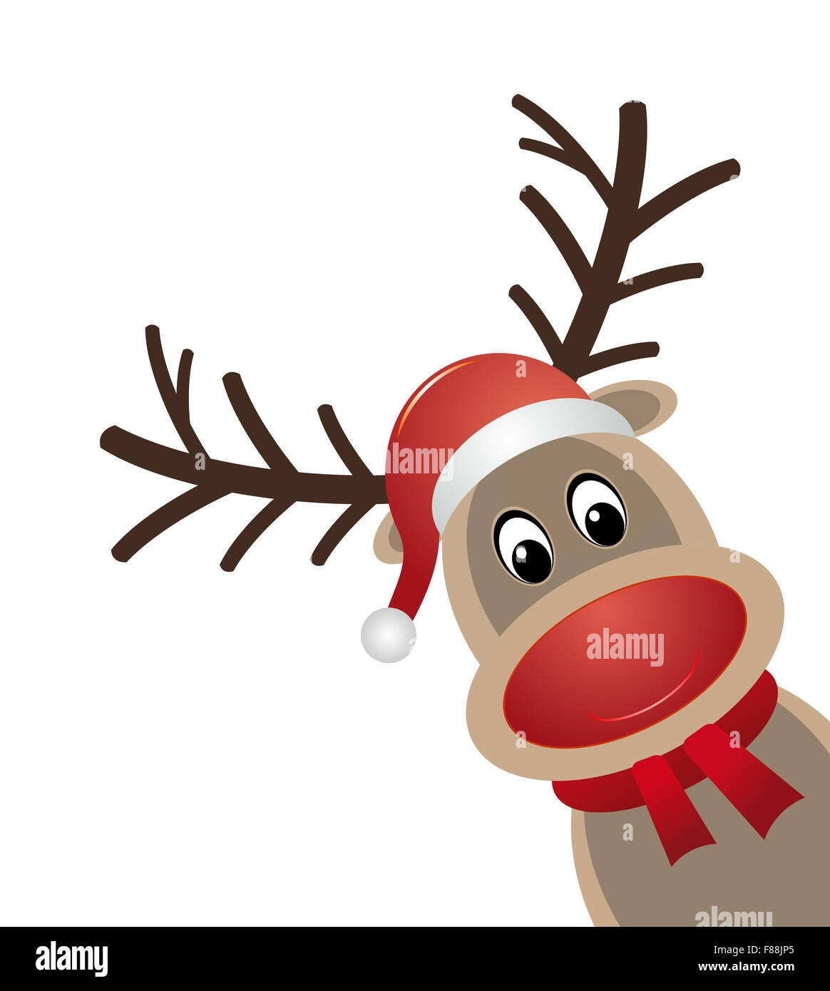 Rudolph the red nosed reindeer hat hi-res stock photography and images ...