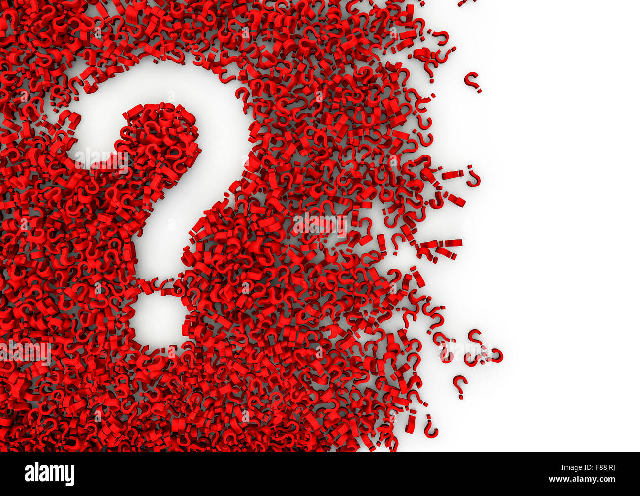 Void alphabet 3D / Symbol shaped hole formed by thousands of smaller ...