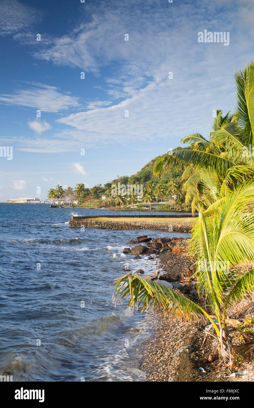 Shore of Levuka (UNESCO World Heritage Site), Ovalau, Fiji Stock Photo ...