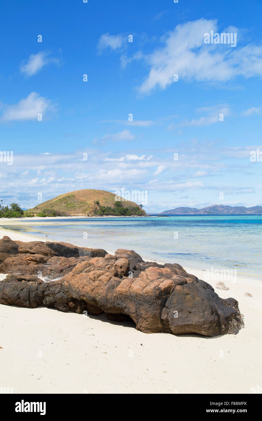 Beach on Mana Island, Mamanuca Islands, Fiji Stock Photo - Alamy