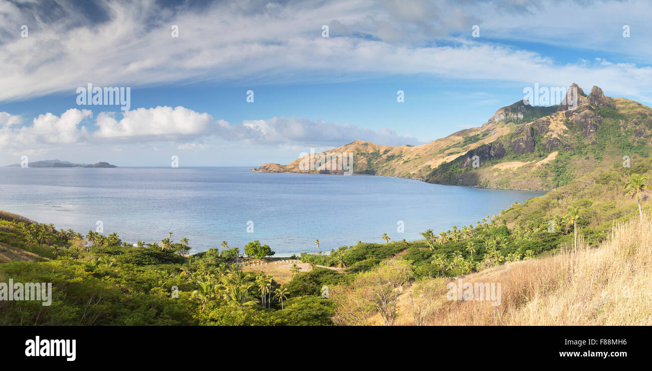 View of Waya Island, Yasawa Islands, Fiji Stock Photo - Alamy