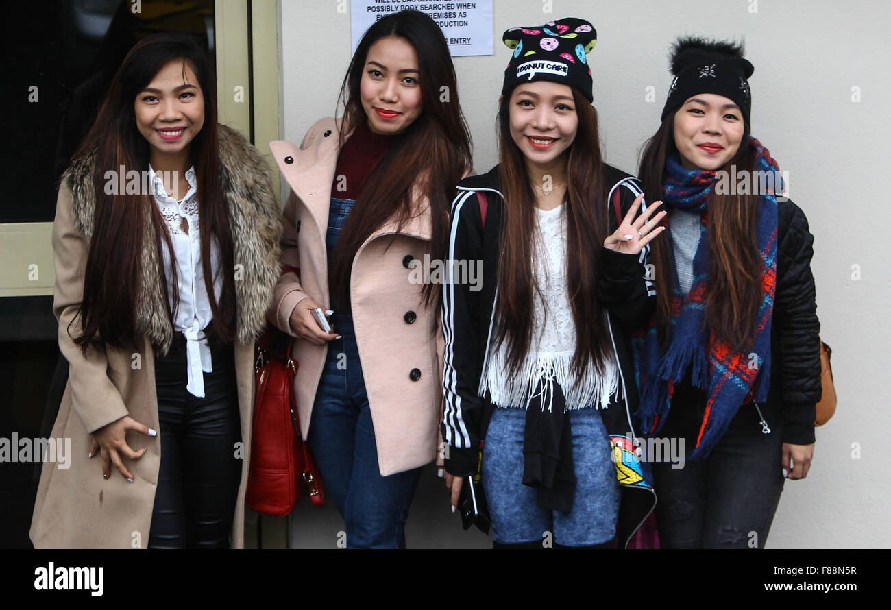 'X Factor' finalists arrive for the final rehearsals ahead of this ...