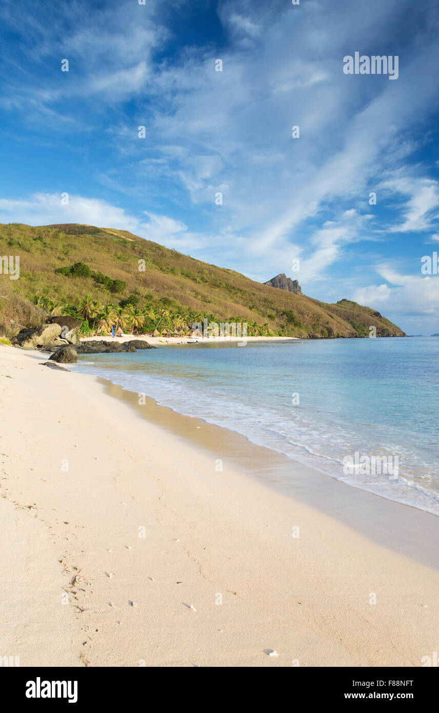 Beach at Octopus Resort, Waya Island, Yasawa Islands, Fiji Stock Photo ...