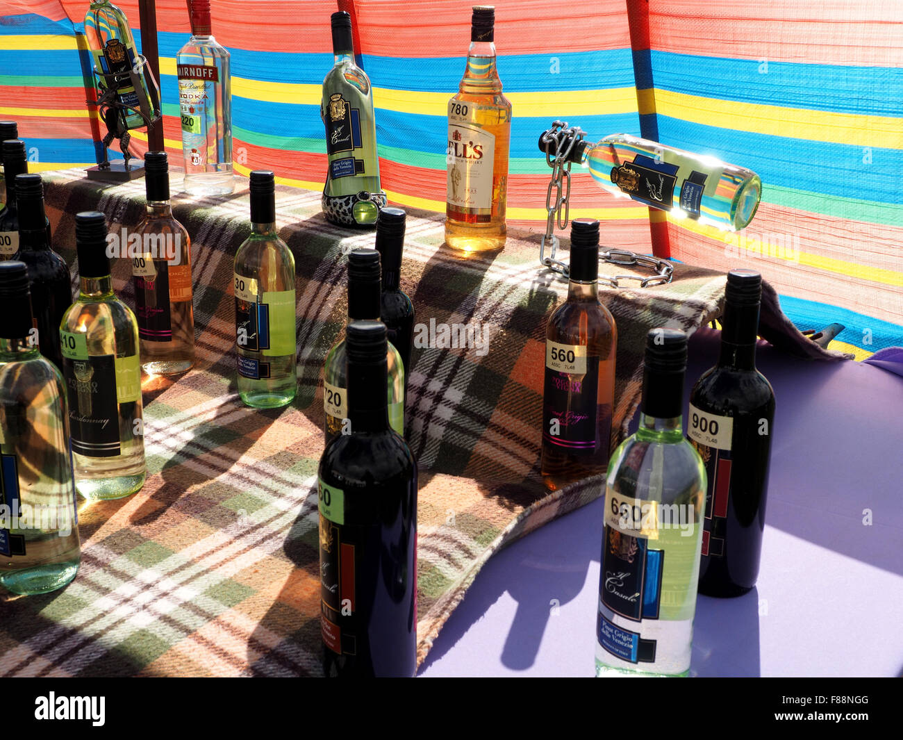 Bottle bottles tombola hi-res stock photography and images - Alamy