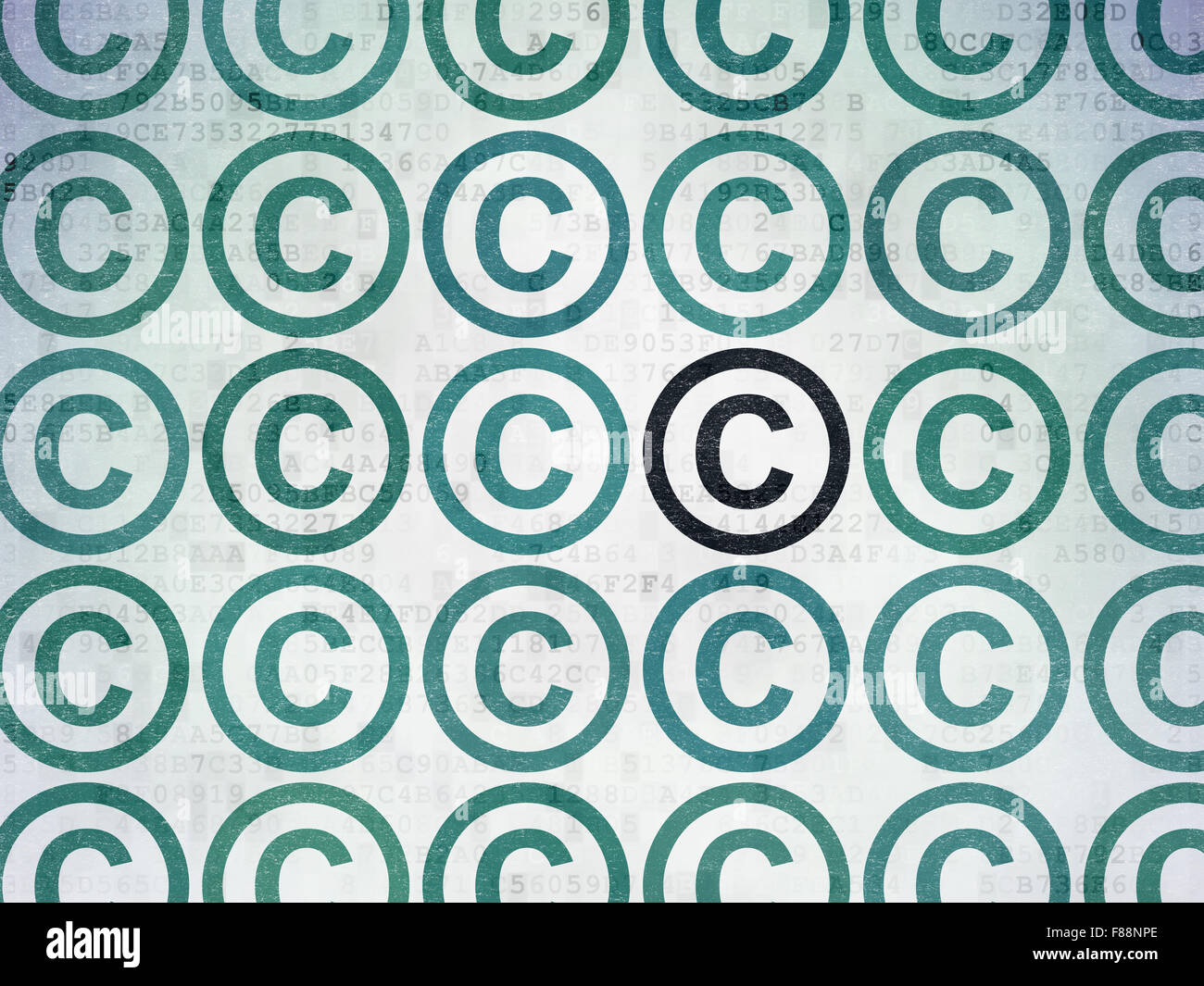 Law concept: copyright icon on Digital Paper background Stock Photo - Alamy