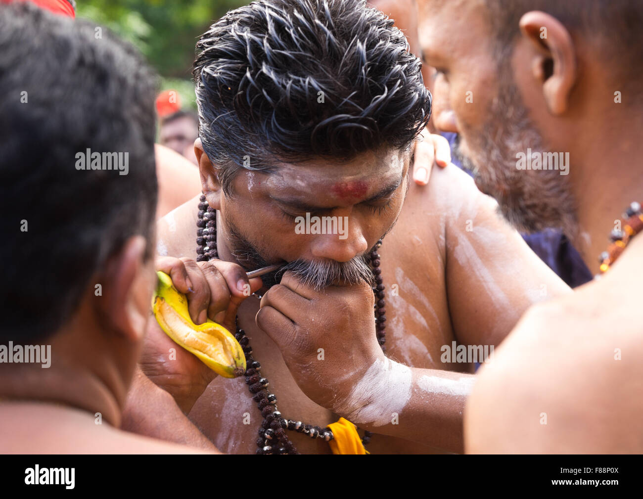 Ritual of public penance hi-res stock photography and images - Alamy
