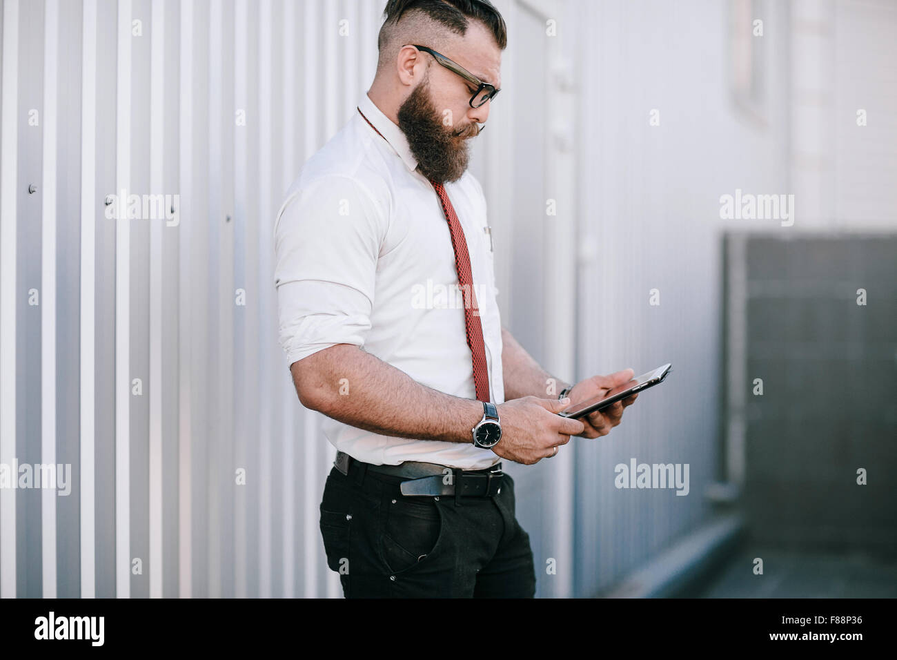 business man outside Stock Photo - Alamy