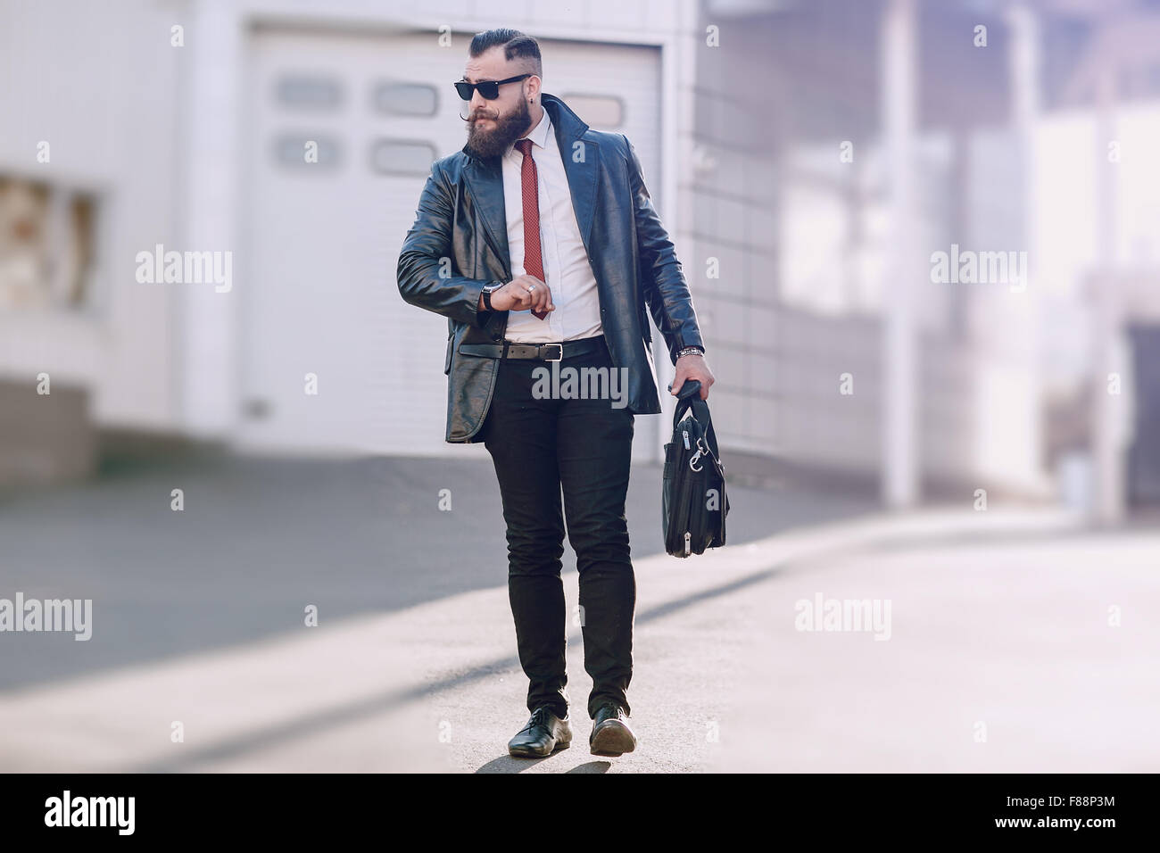 business man outside Stock Photo - Alamy