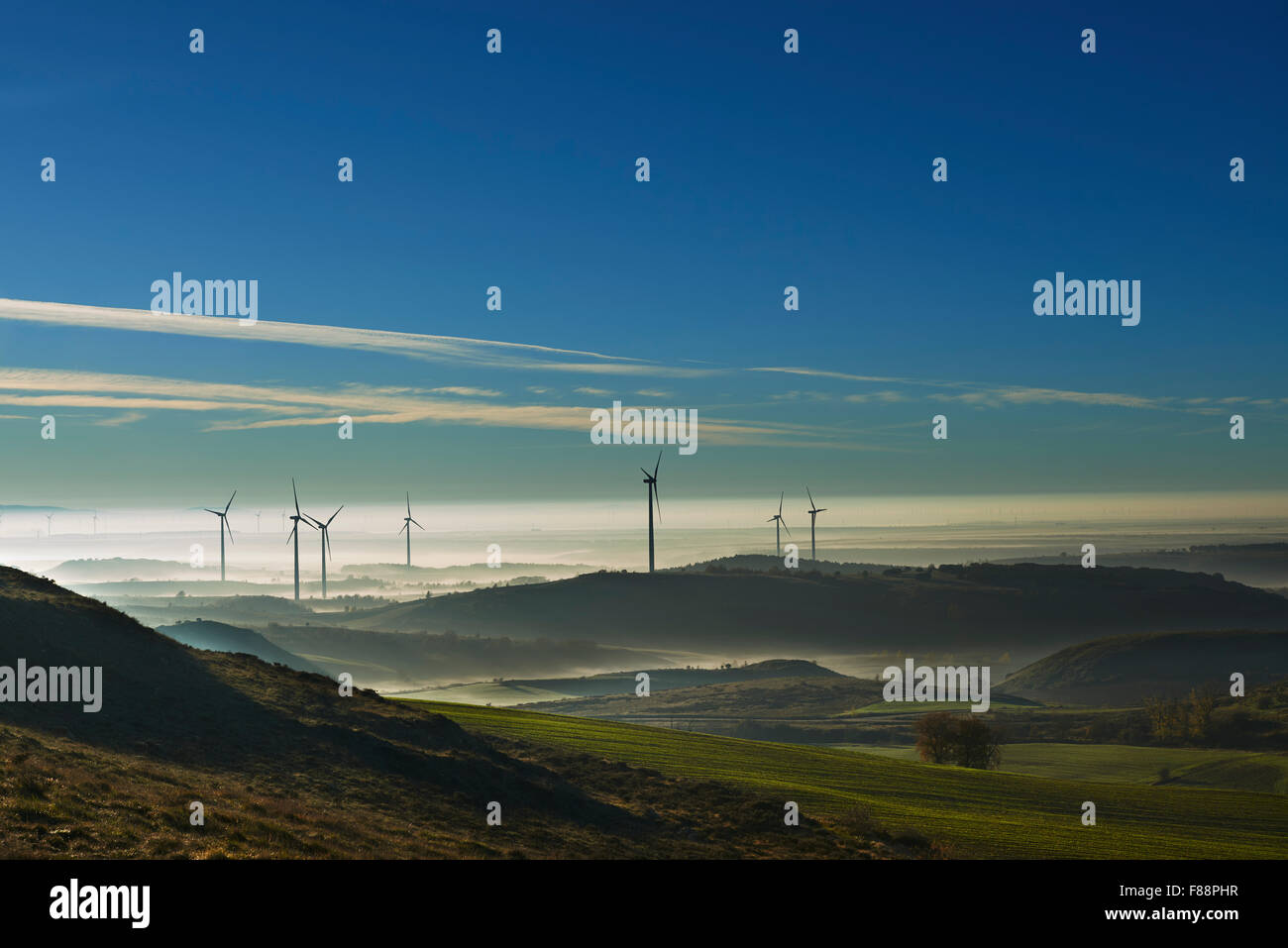 Wind Farm, Burgos, Spain, Europe Stock Photo - Alamy