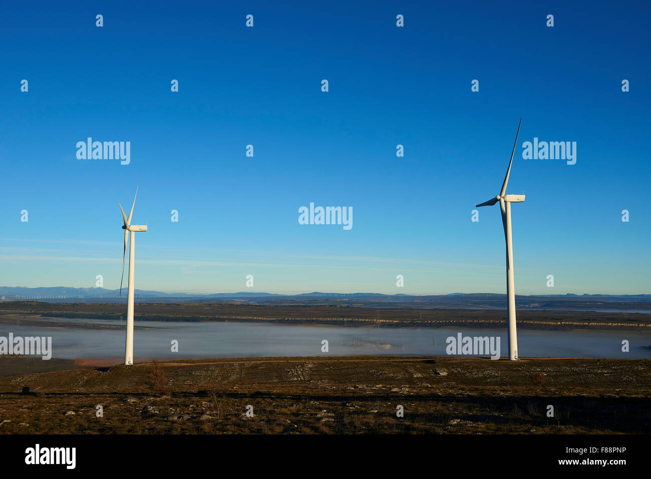 Wind Farm, Burgos, Spain, Europe Stock Photo - Alamy