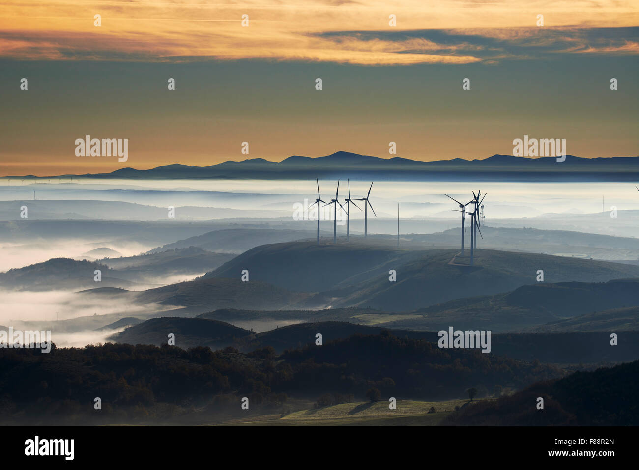 Wind Farm, Burgos, Spain, Europe Stock Photo - Alamy