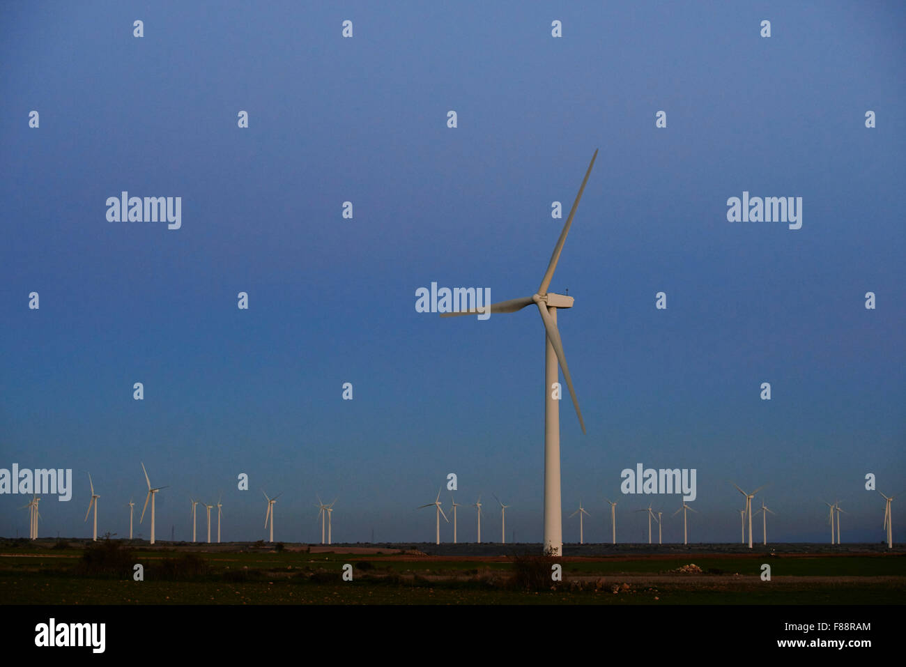 Wind Farm, Burgos, Spain, Europe Stock Photo - Alamy