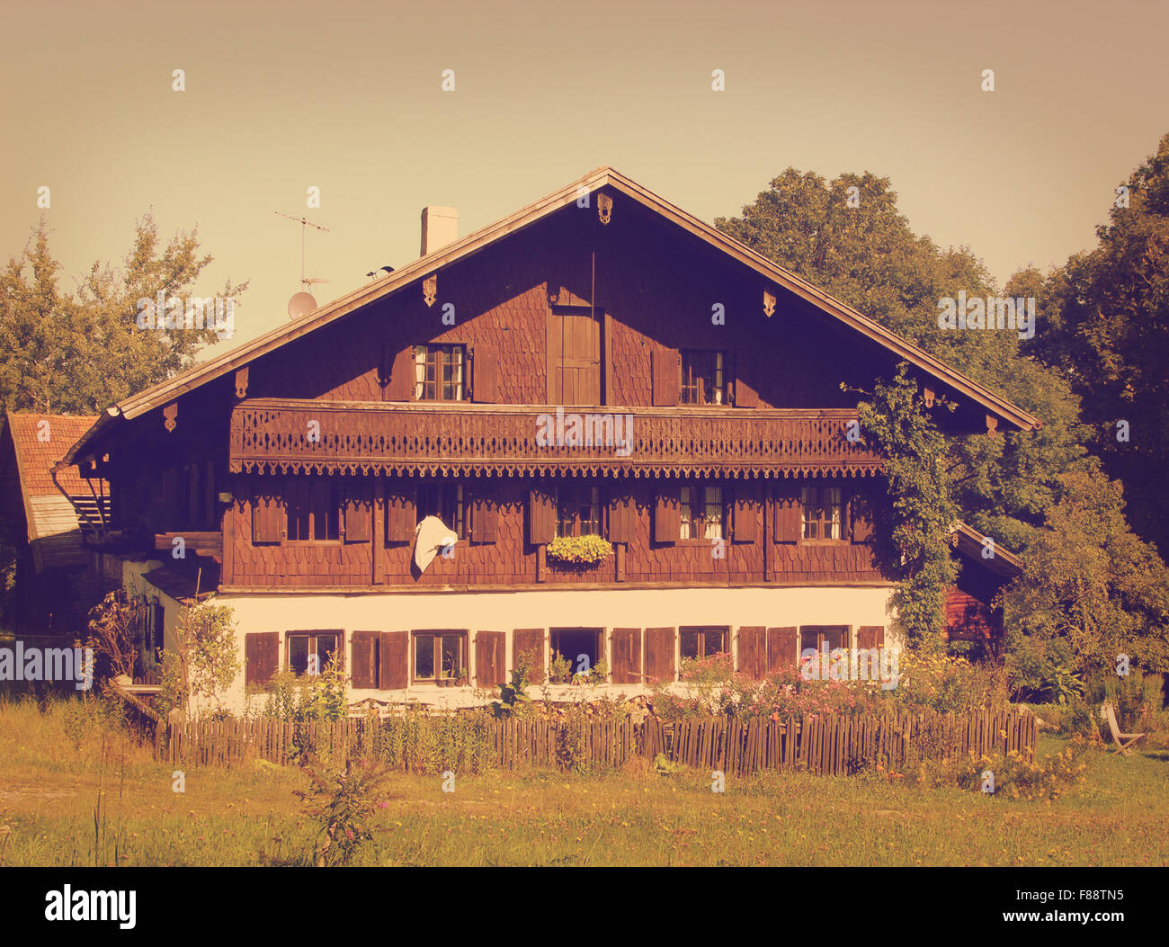 Rustic bavarian house hi-res stock photography and images - Alamy
