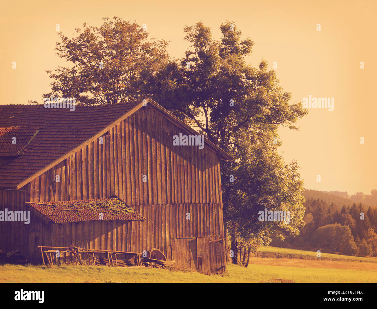 Bavarian farm house Stock Photo - Alamy