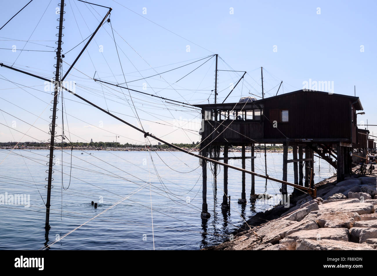 Traditional Fishing House Stock Photo - Alamy
