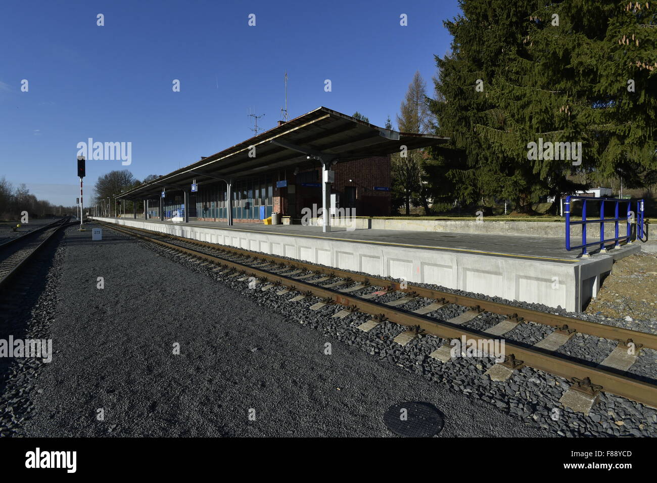 As, Czech Republic. 07th Dec, 2015. Ceremonial opening of railway line ...