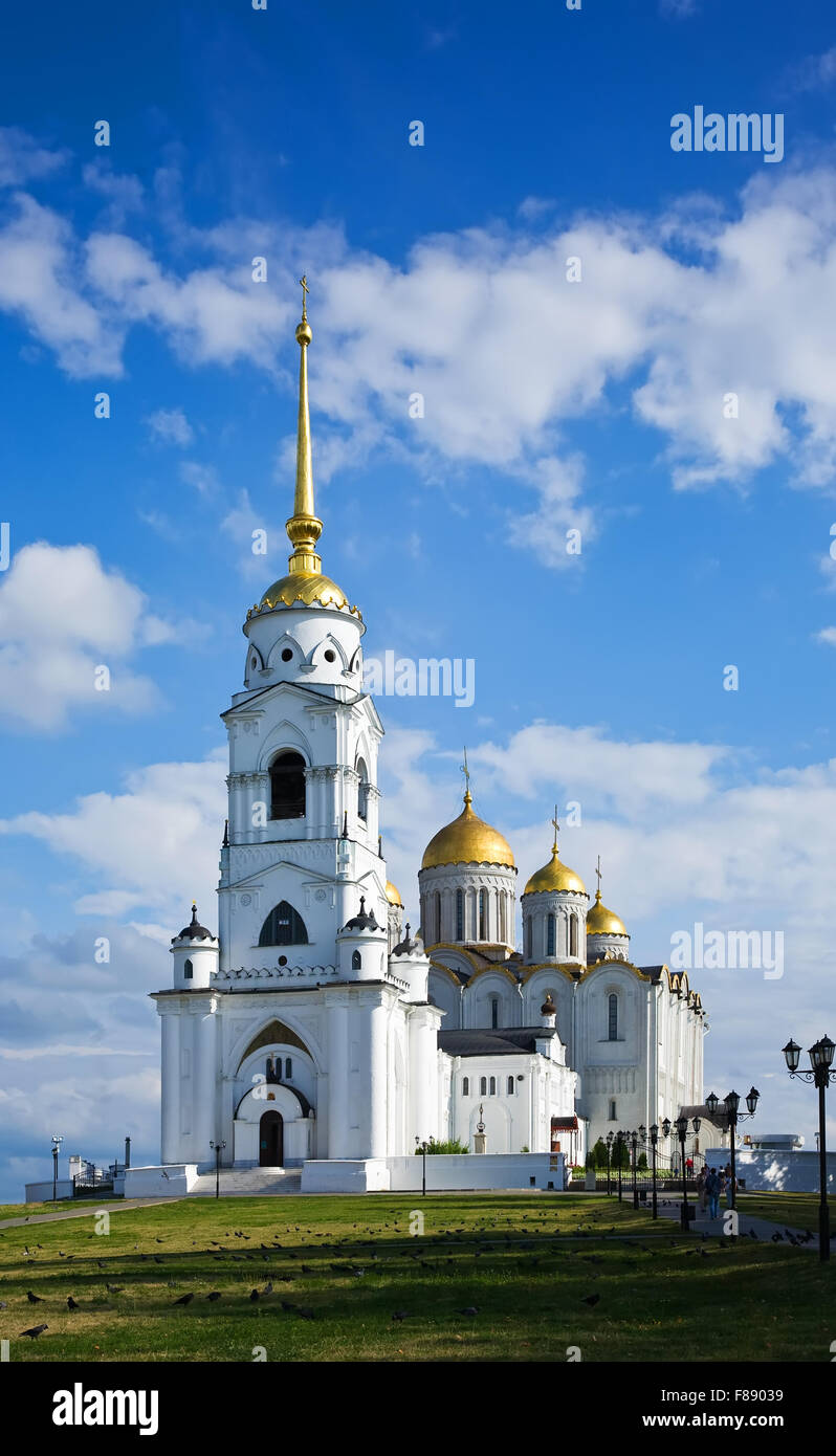 Assumption cathedral at Vladimir built in the 12th century (Russia ...