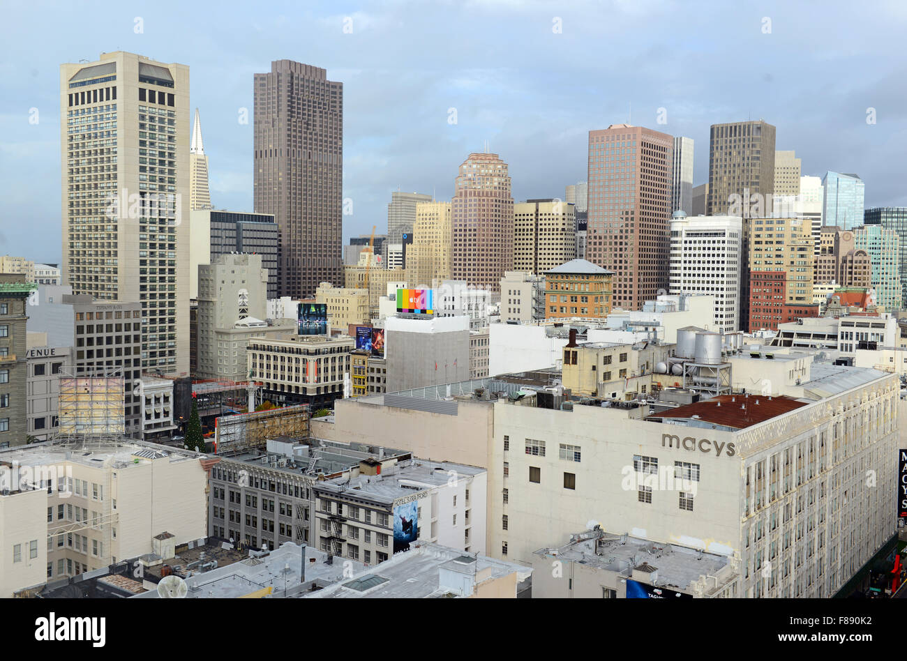 Tightly packed buildings in San Francisco, California Stock Photo - Alamy