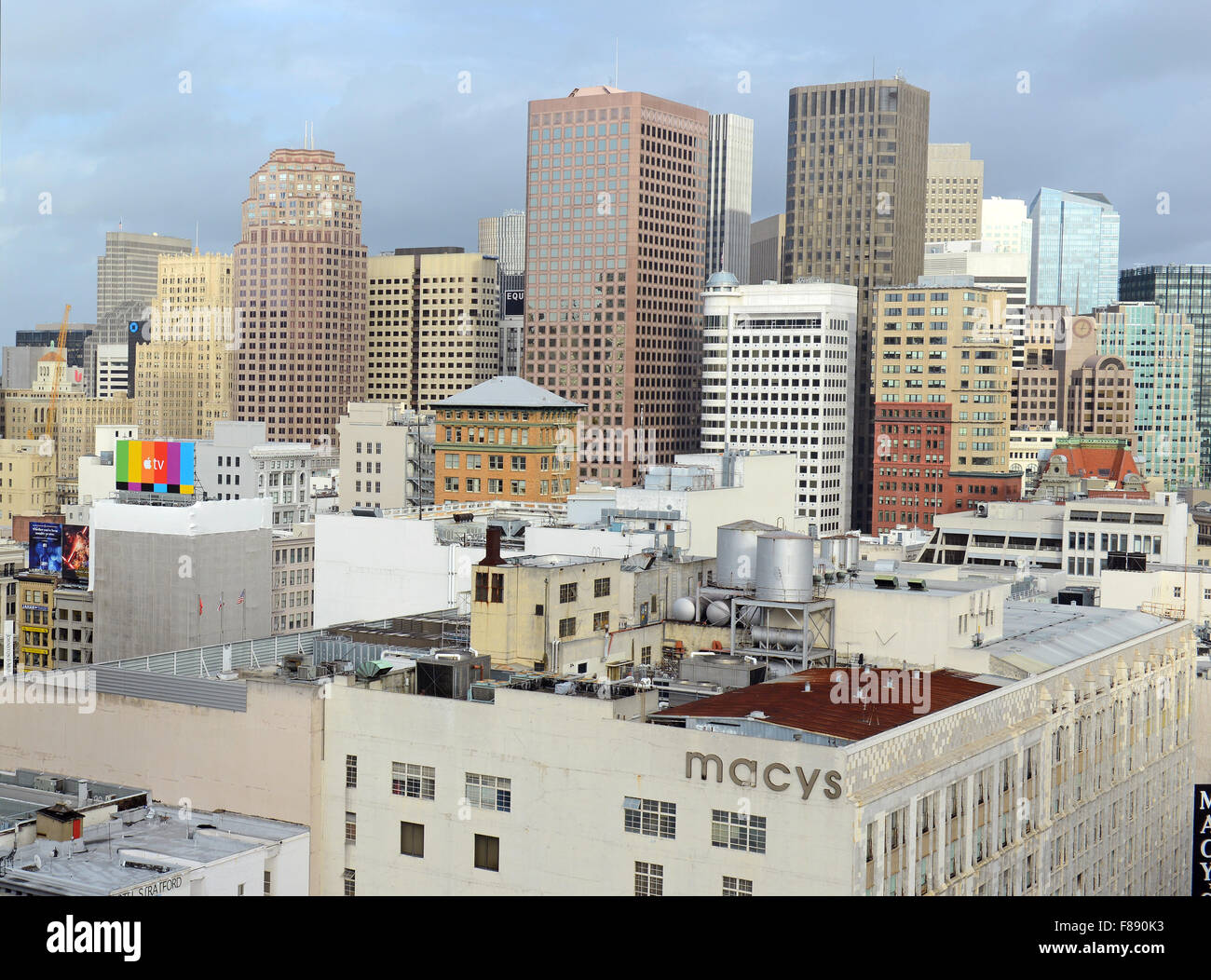 Tightly packed buildings in San Francisco, California Stock Photo - Alamy