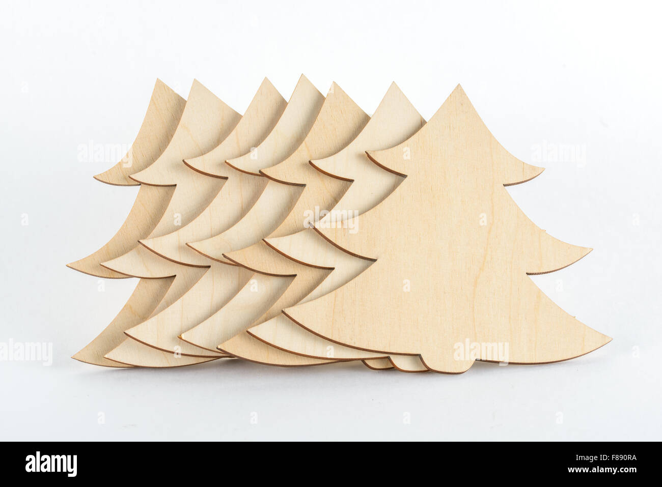 decorative wooden trees Stock Photo - Alamy