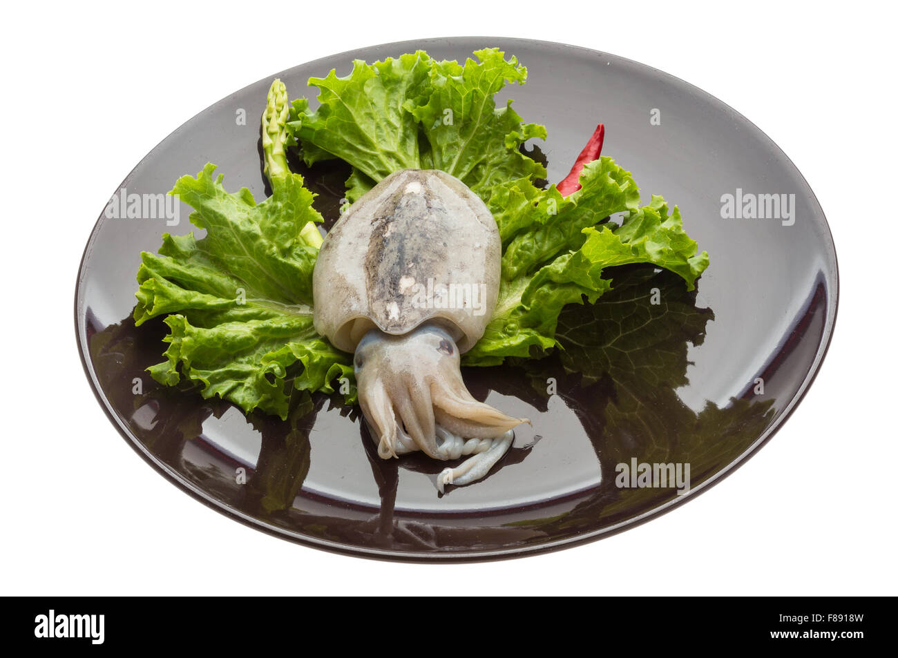 Raw cuttlefish ready for cooking Stock Photo - Alamy