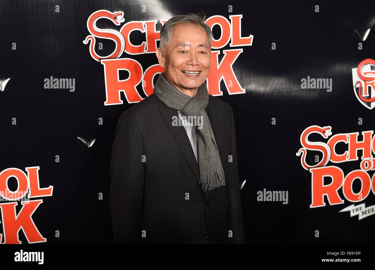 New York, NY, USA. 6th Dec, 2015. George Takei at arrivals for SCHOOL ...