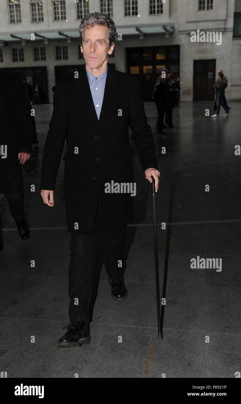 Peter Capaldi seen out and about in London at BBC Studioss. Featuring ...