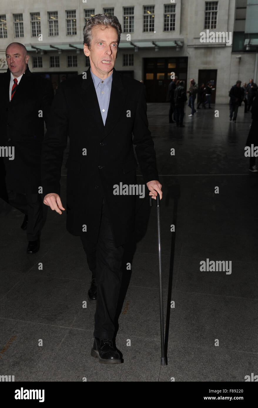 Peter Capaldi seen out and about in London at BBC Studioss. Featuring ...