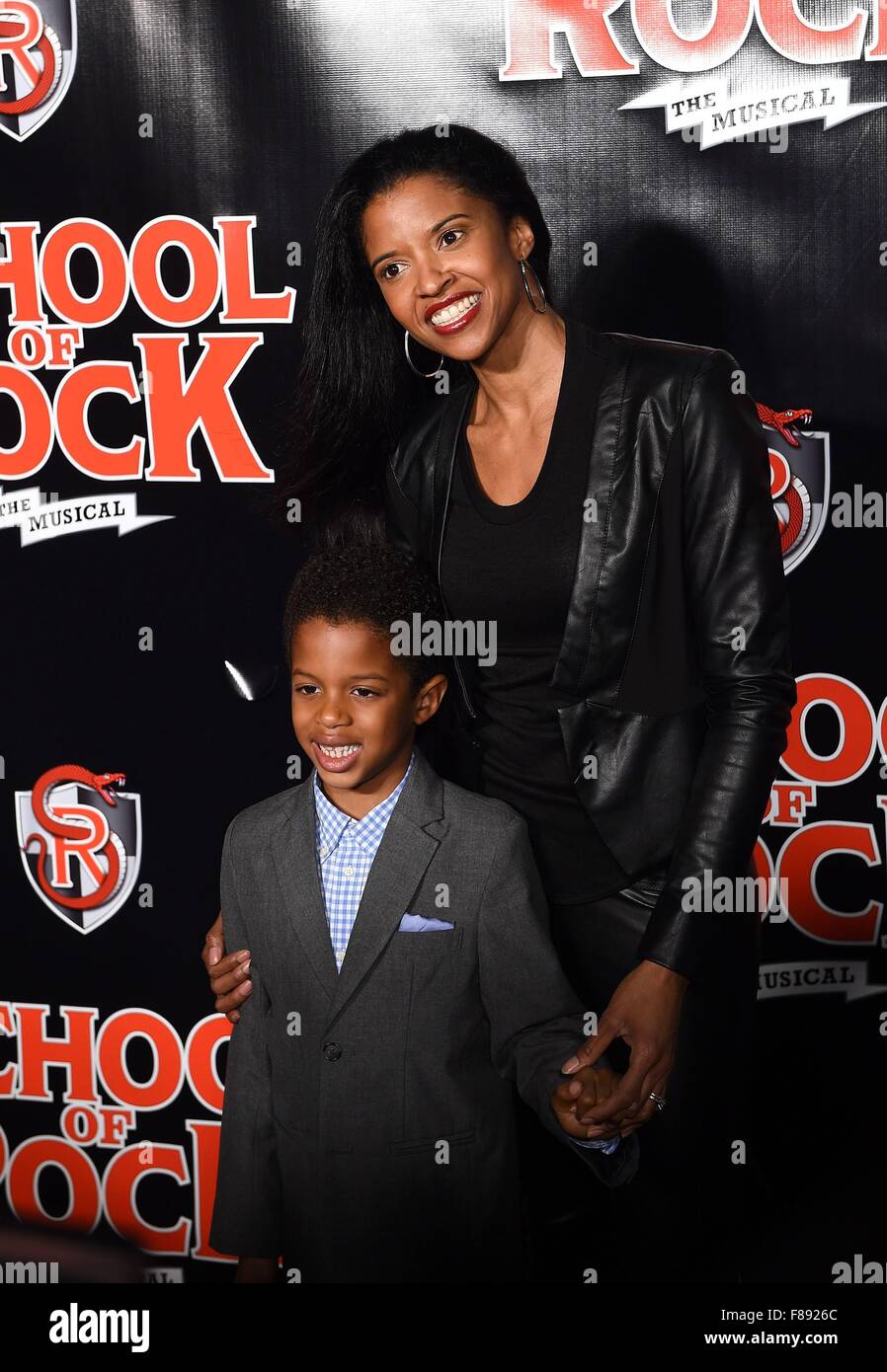 New York, NY, USA. 6th Dec, 2015. Renee Elise Goldsberry, son. at ...