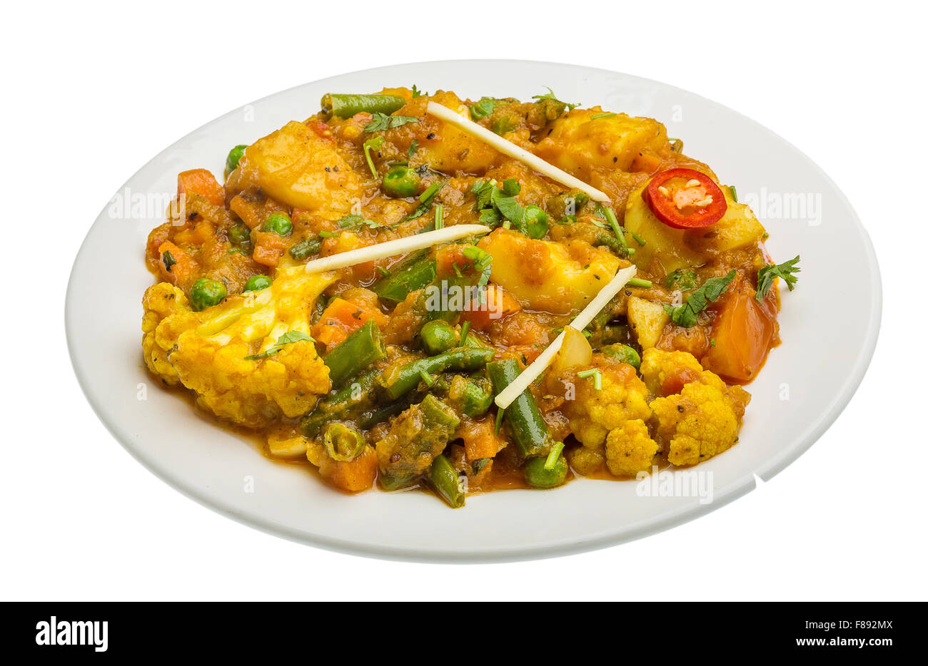 Mix vegetable masala - Indian traditional food Stock Photo - Alamy