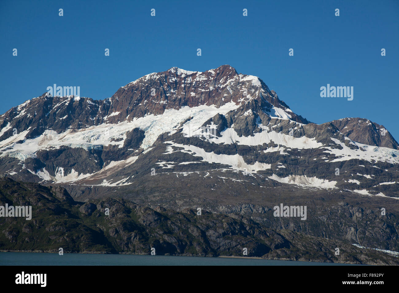 rugged alaska mountains in glacier national park Stock Photo - Alamy