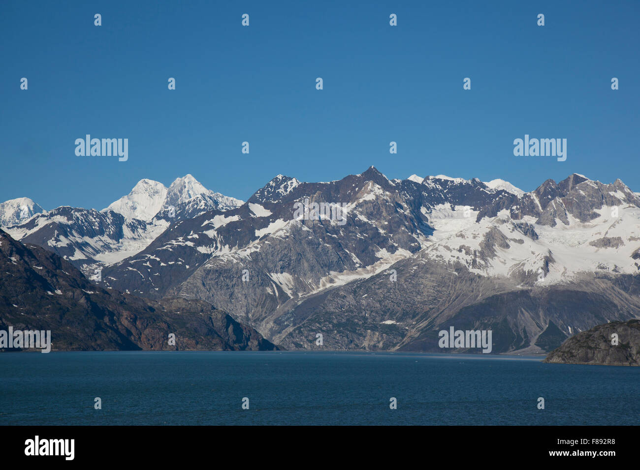 rugged alaska mountains in glacier national park Stock Photo - Alamy
