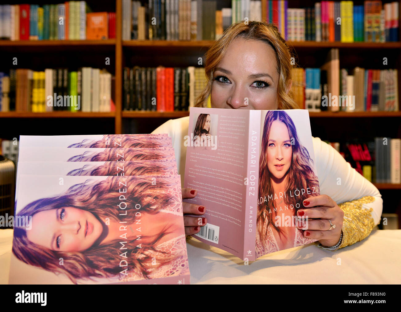 Adamari Lopez greets fans and signs copies of her new book 'Amando' at ...