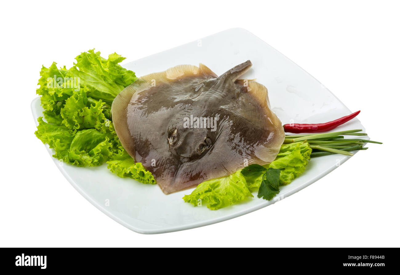 Raw Batoidea ready for cooking Stock Photo - Alamy
