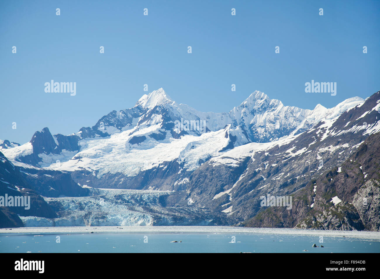 glacier and mountains in glacier national park in alaskag Stock Photo ...