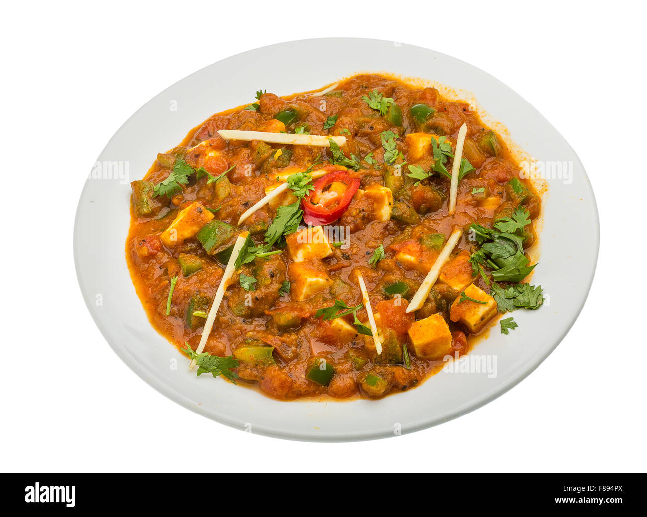 Kadai Paneer - traditional Indian food Stock Photo - Alamy