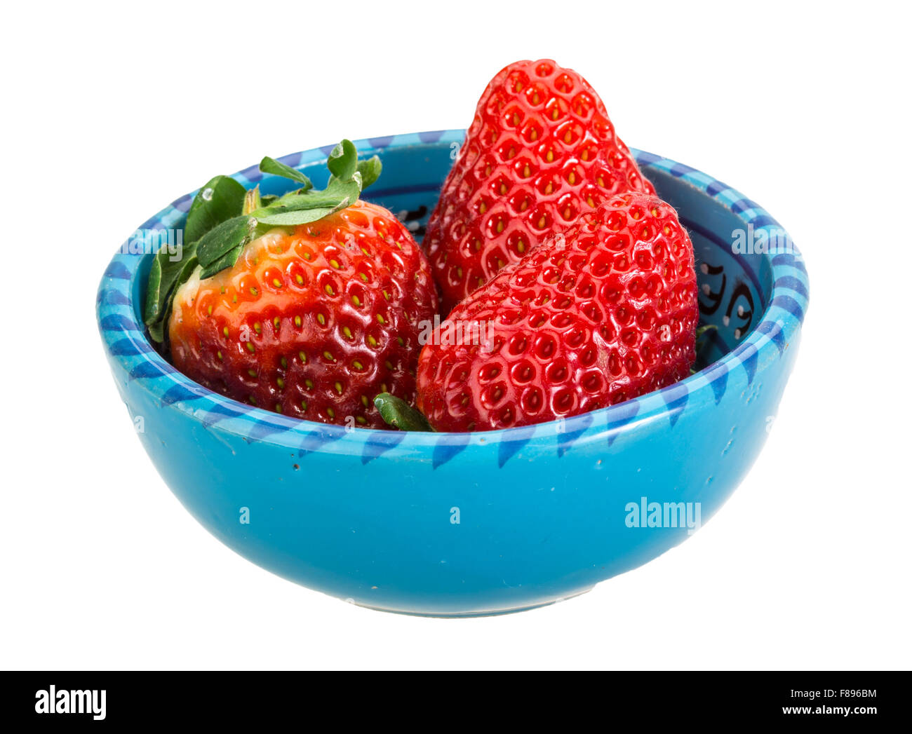 Fresh bright strawberry isolated on white Stock Photo - Alamy