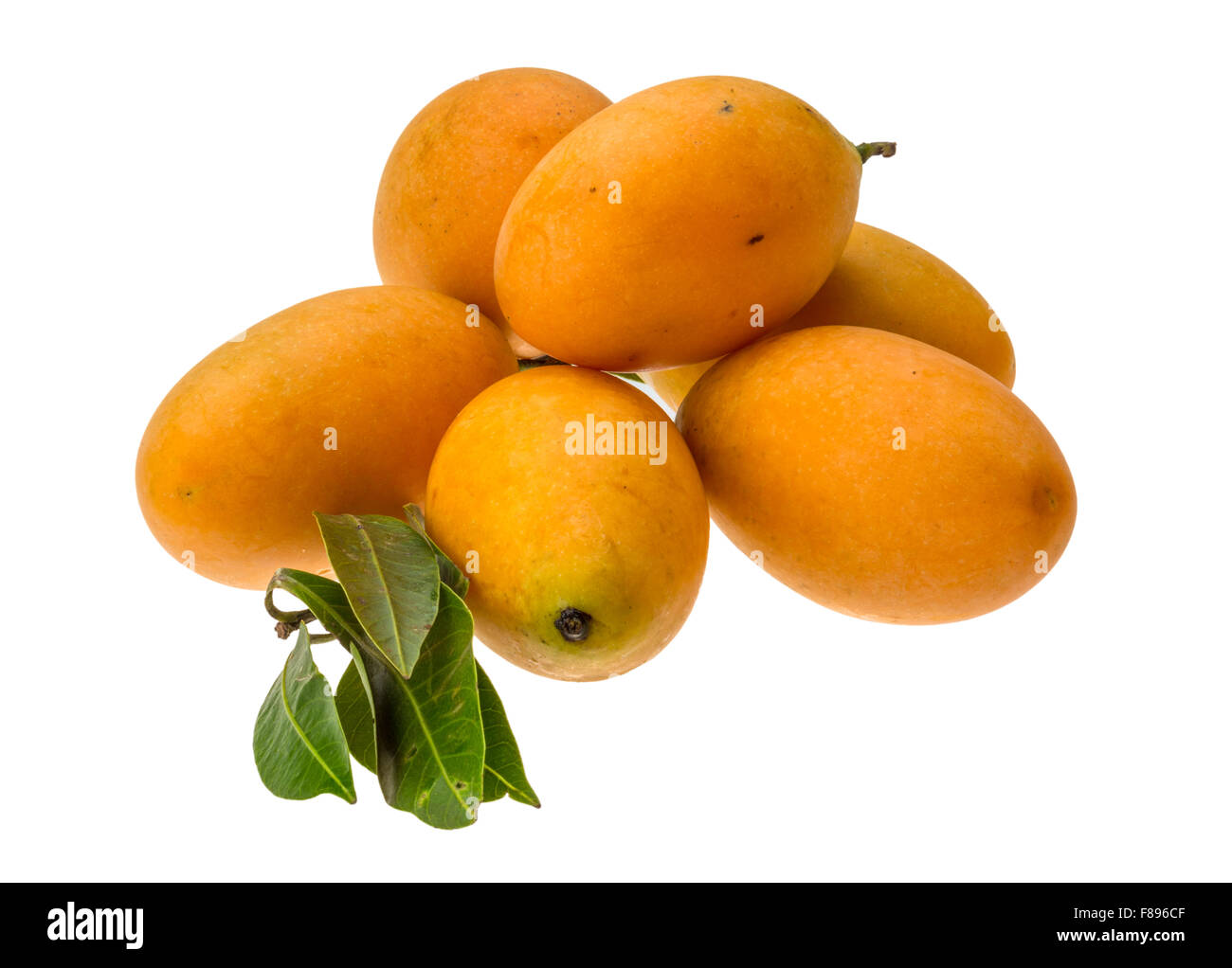 Bouea macrophylla heap isolated on white Stock Photo - Alamy