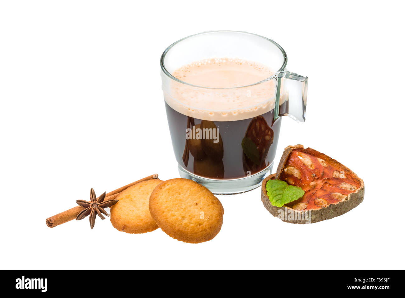 Dutch cookies with coffee Stock Photo - Alamy