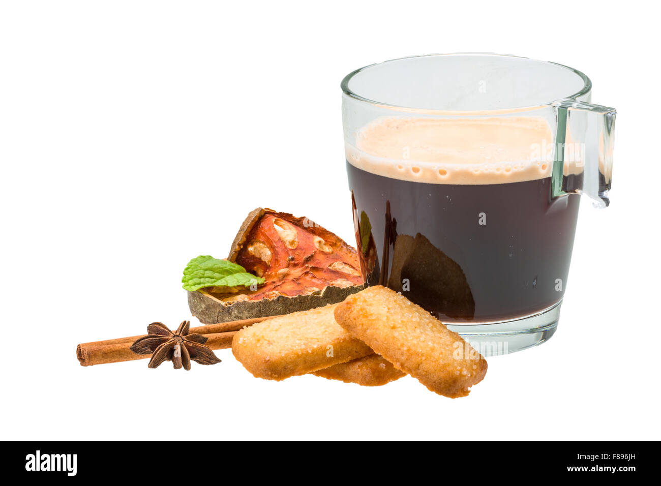 Dutch cookies with coffee Stock Photo - Alamy
