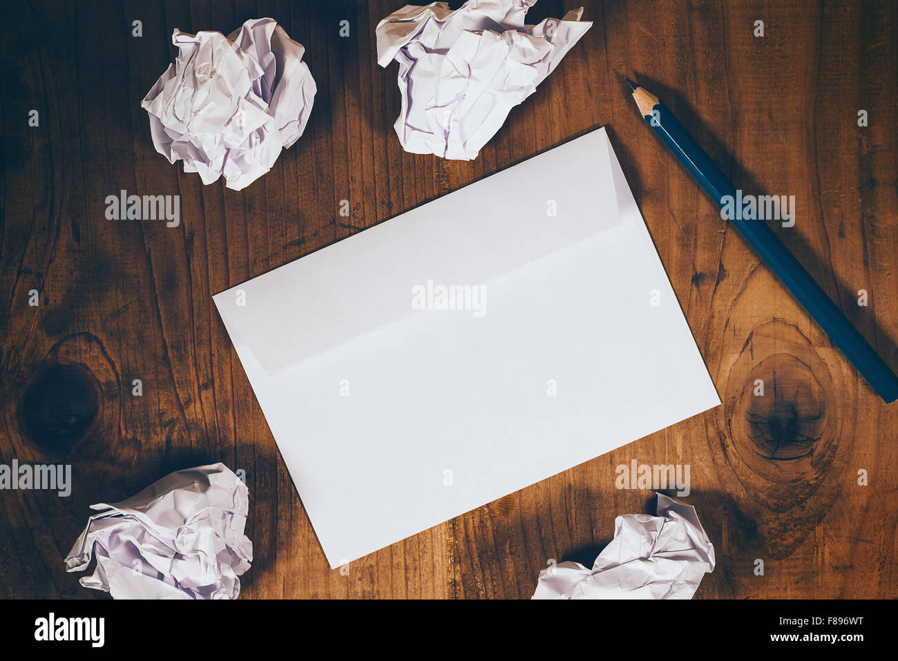 Crumpled letter hi-res stock photography and images - Alamy