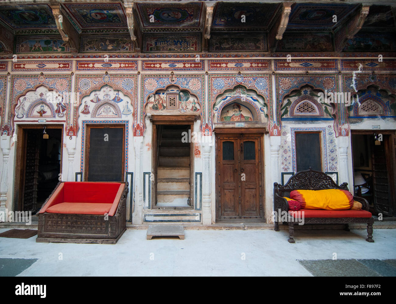 Historic centre of Mandawa, Rajasthan, India Stock Photo - Alamy