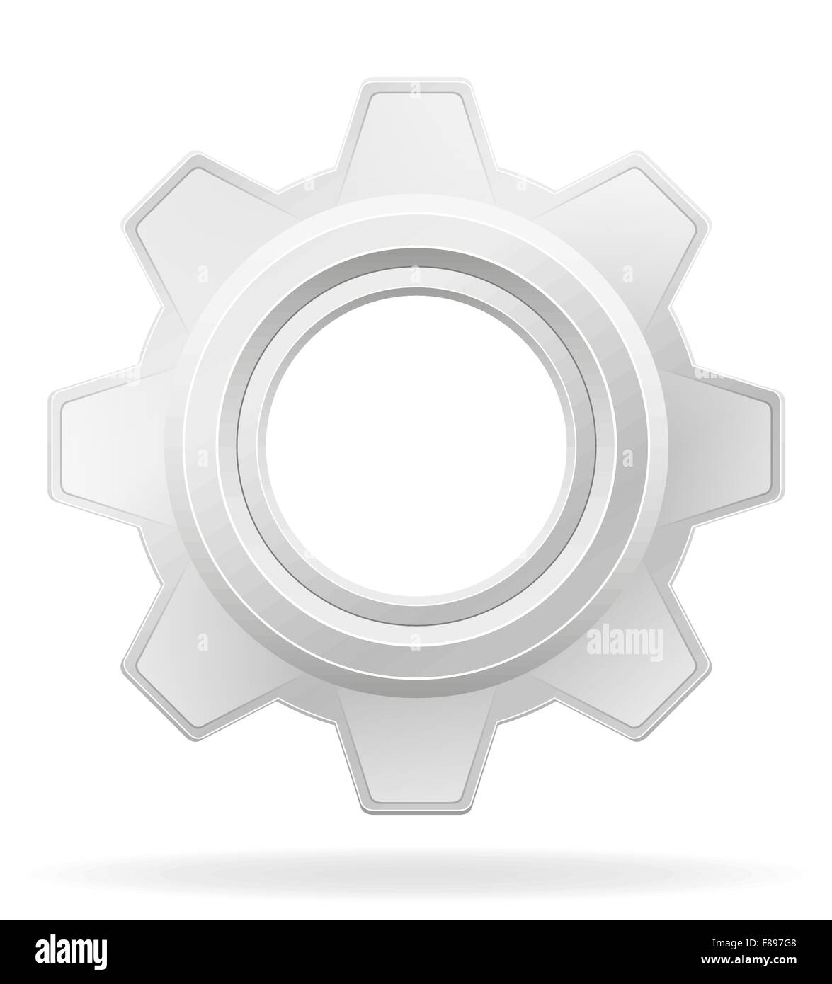 icon gear vector illustration isolated on white background Stock Vector ...